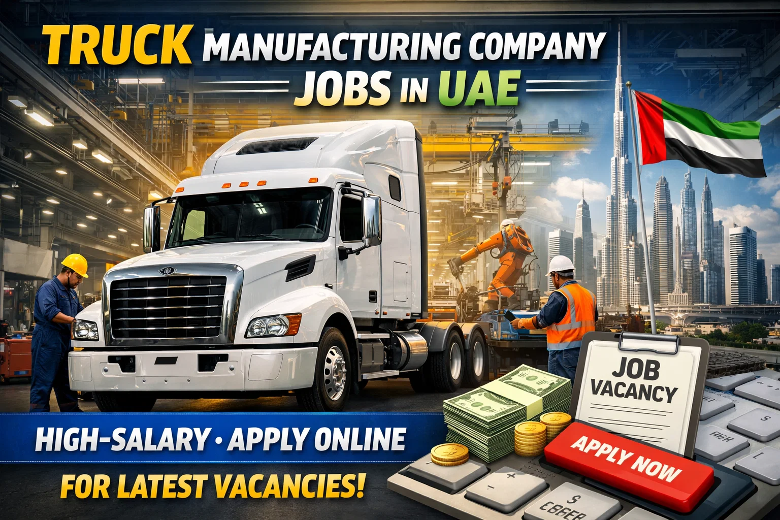 Truck Manufacturing Company Jobs in UAE – High-Salary – Apply Online ...