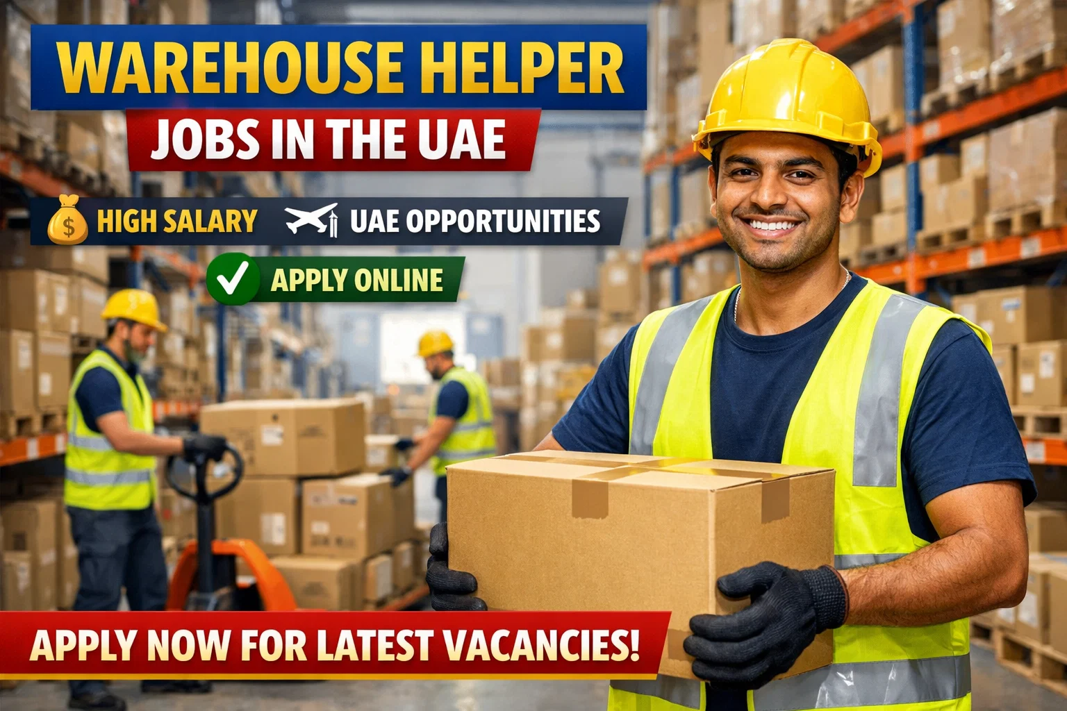 Warehouse Helper Jobs in the UAE – High-Salary – Apply Online for ...